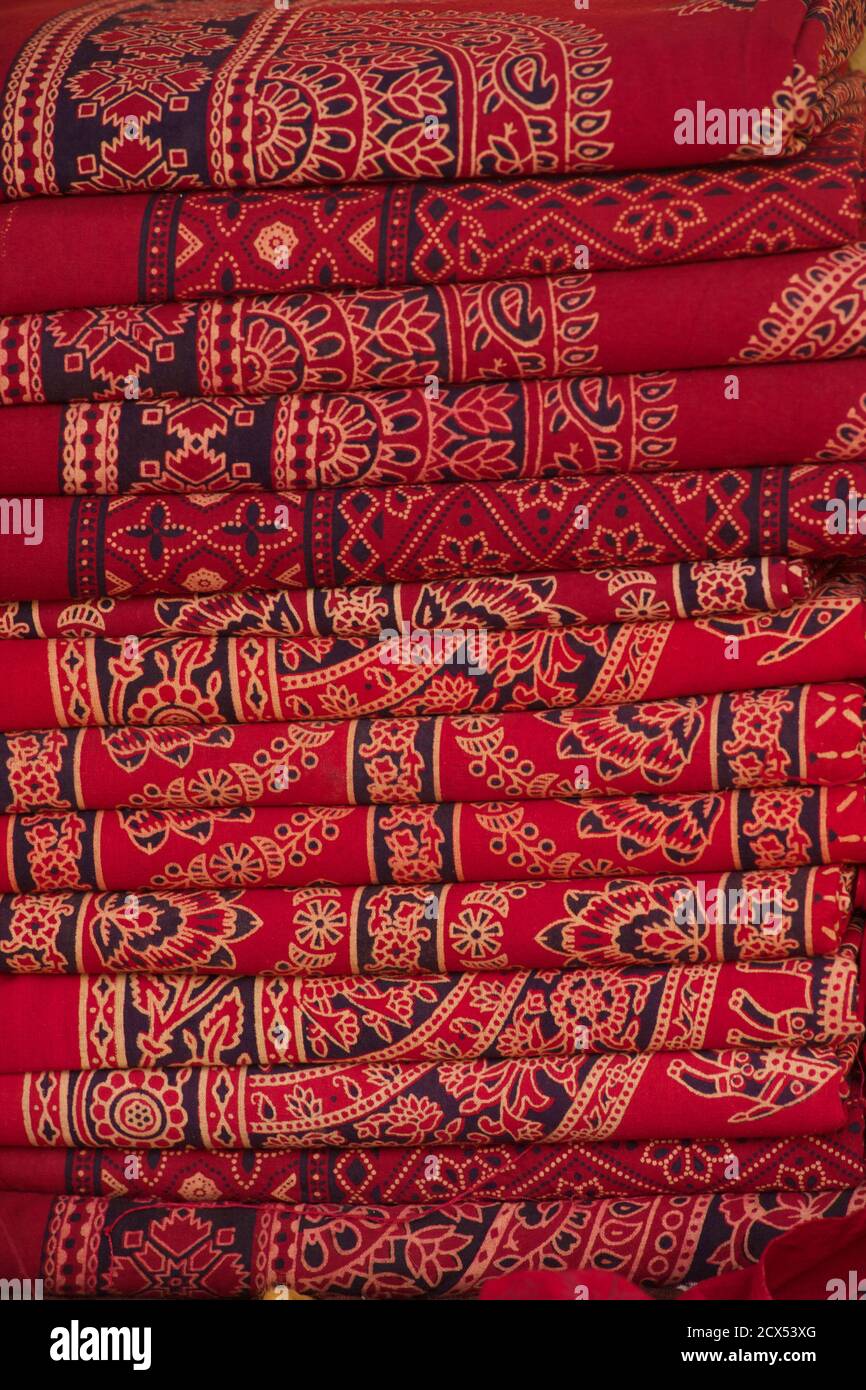 Indian pattern india fabric hi-res stock photography and images - Alamy