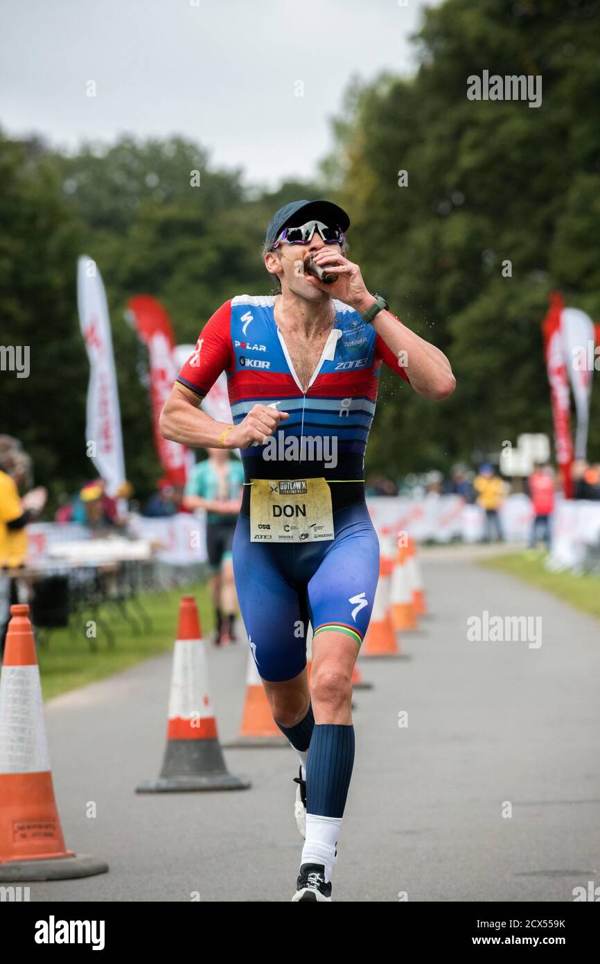 Professional male athlete, Tim Don at the last event of the year at the ...