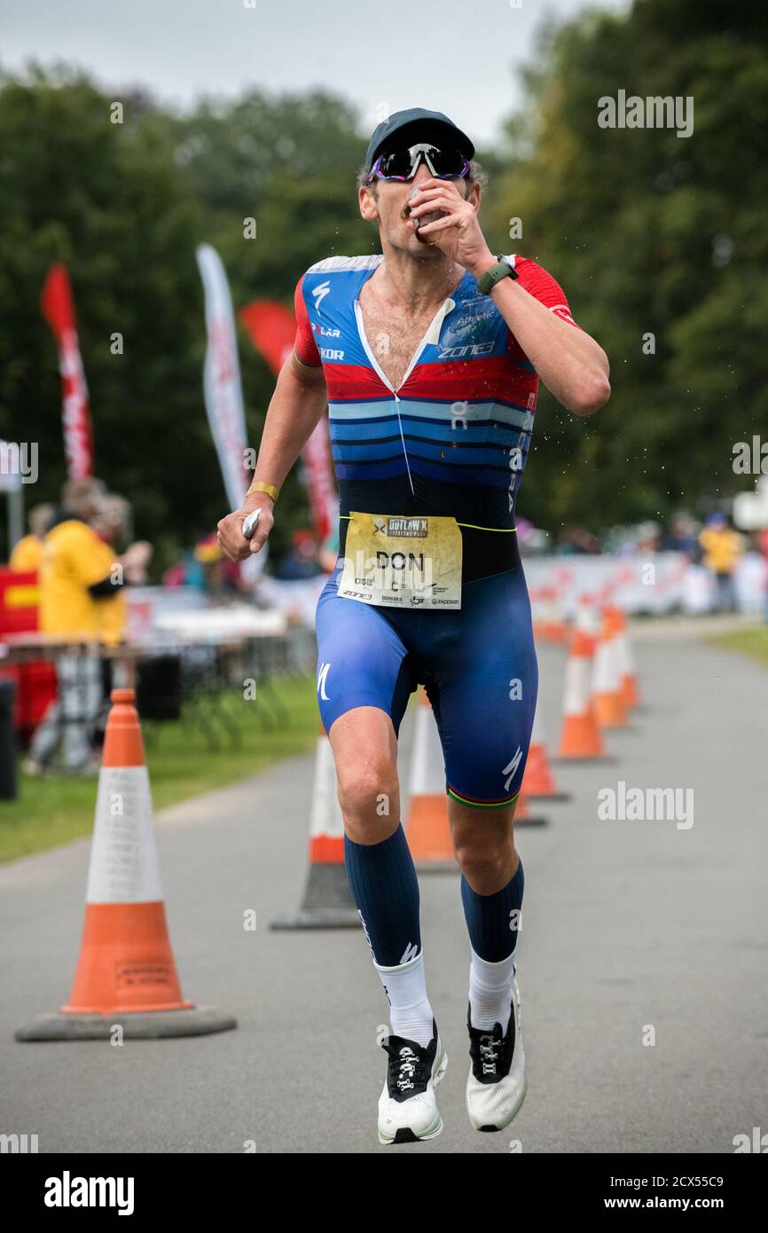 Professional male athlete, Tim Don at the last event of the year at the ...