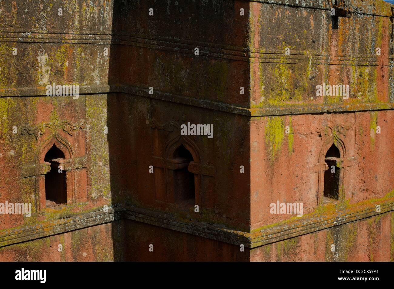 Bete Giyorgis Church, Lalibela, Ethiopia. Church of Saint George Stock ...