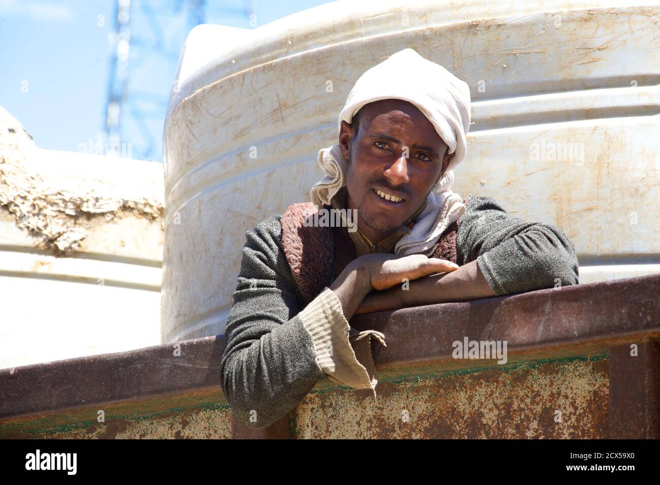 Portrait of an Ethiopian man, Debre Zebit, Amhara Region, Ethiopia ...