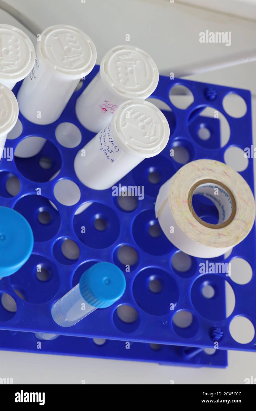 Laboratory basic tools and lateral flow Stock Photo - Alamy