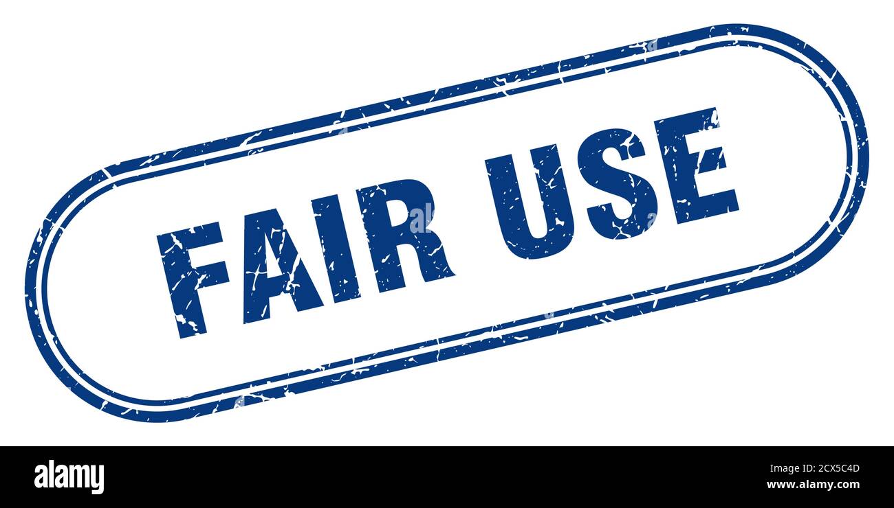fair use stamp. rounded grunge sign on white background Stock Vector ...