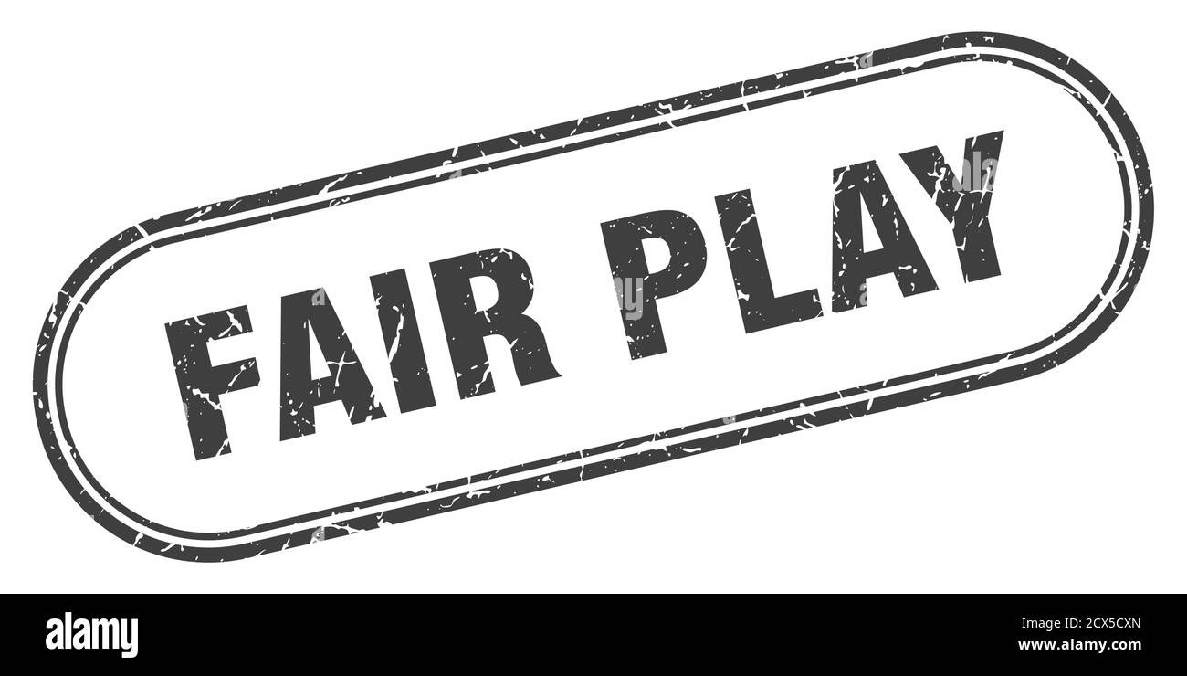 fair play stamp. rounded grunge sign on white background Stock Vector ...