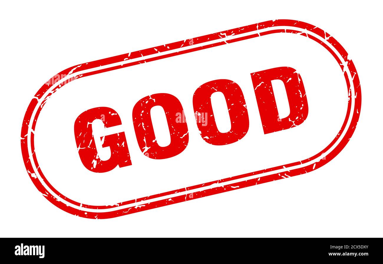 good stamp. rounded grunge sign on white background Stock Vector Image ...