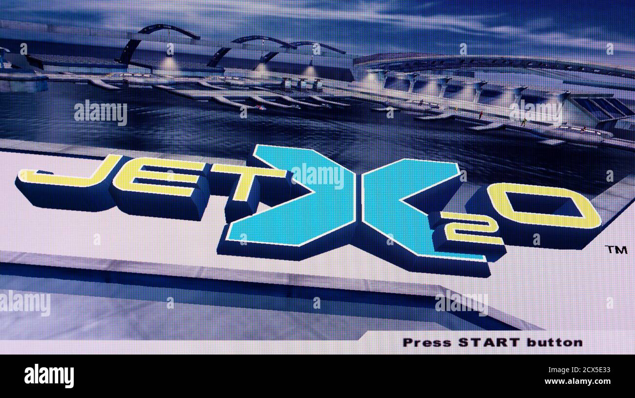 Jet X2O - Sony Playstation 2 PS2 - Editorial use only Stock Photo - Alamy