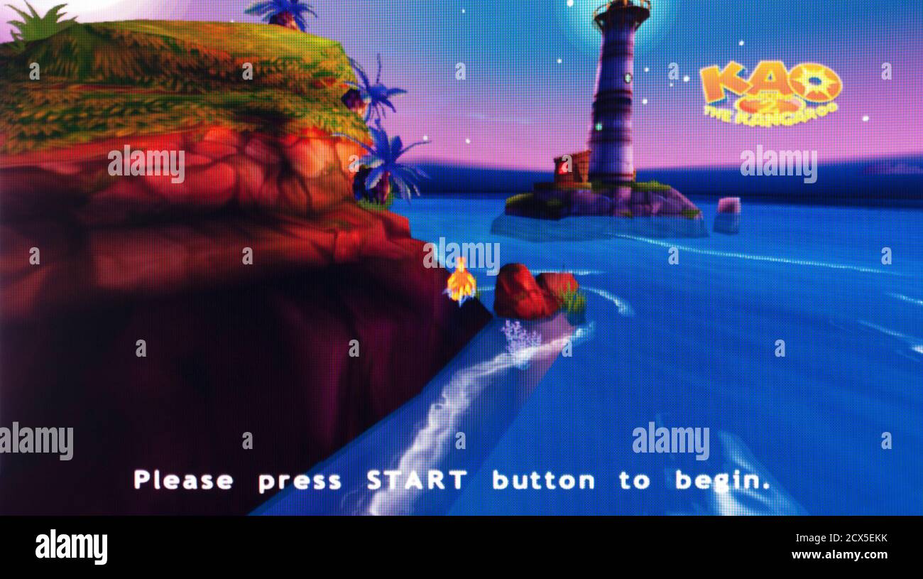 Kao The Kangeroo - Sony Playstation 2 PS2 - Editorial use only Stock ...