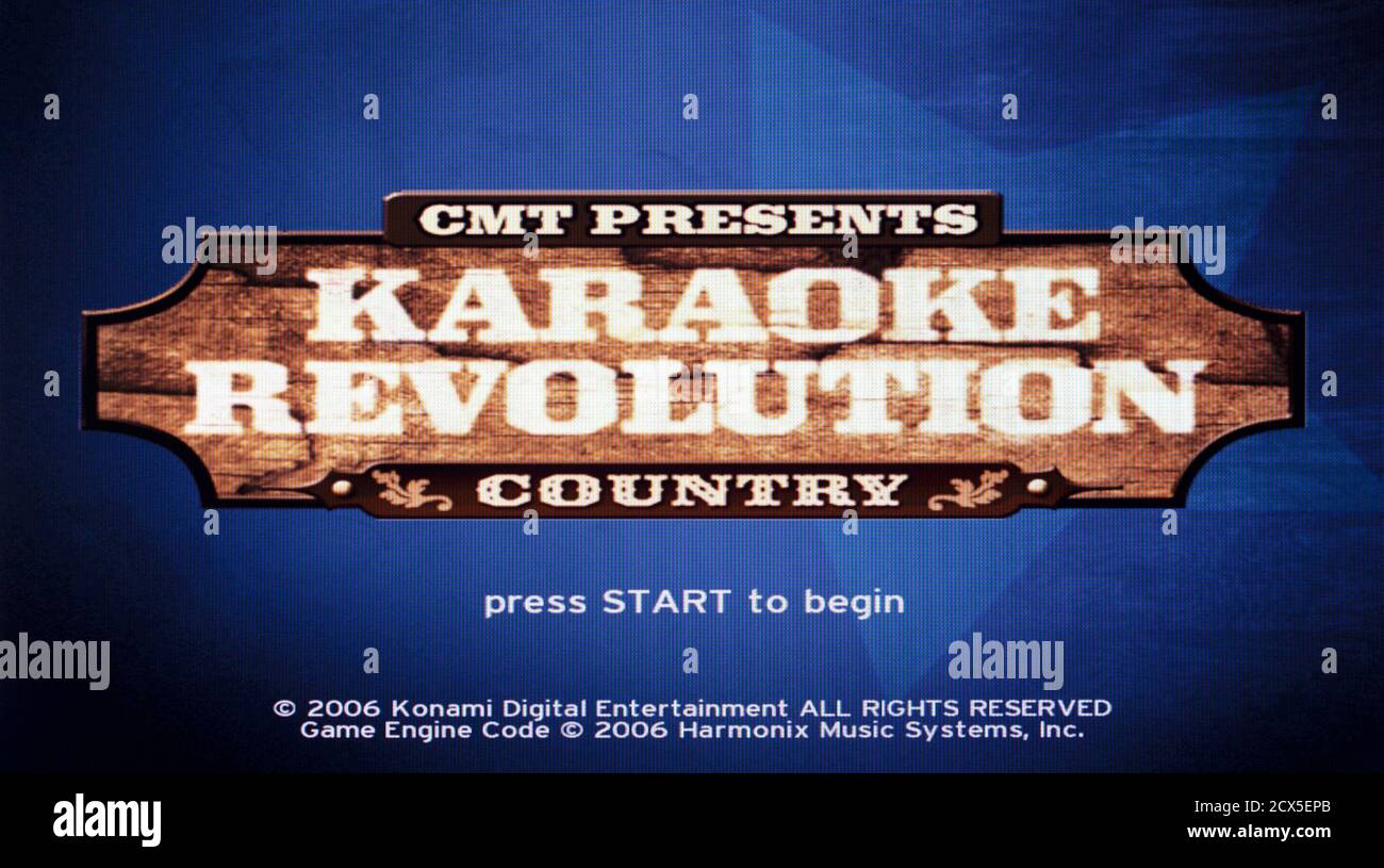 Karaoke revolution country hi-res stock photography and images - Alamy