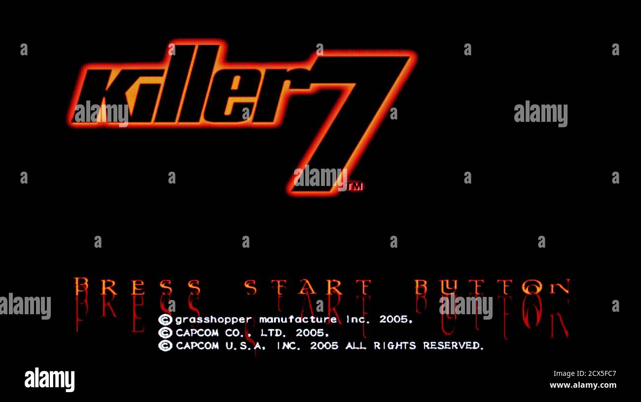 Killer 7 - Sony Playstation 2 PS2 - Editorial use only Stock Photo - Alamy