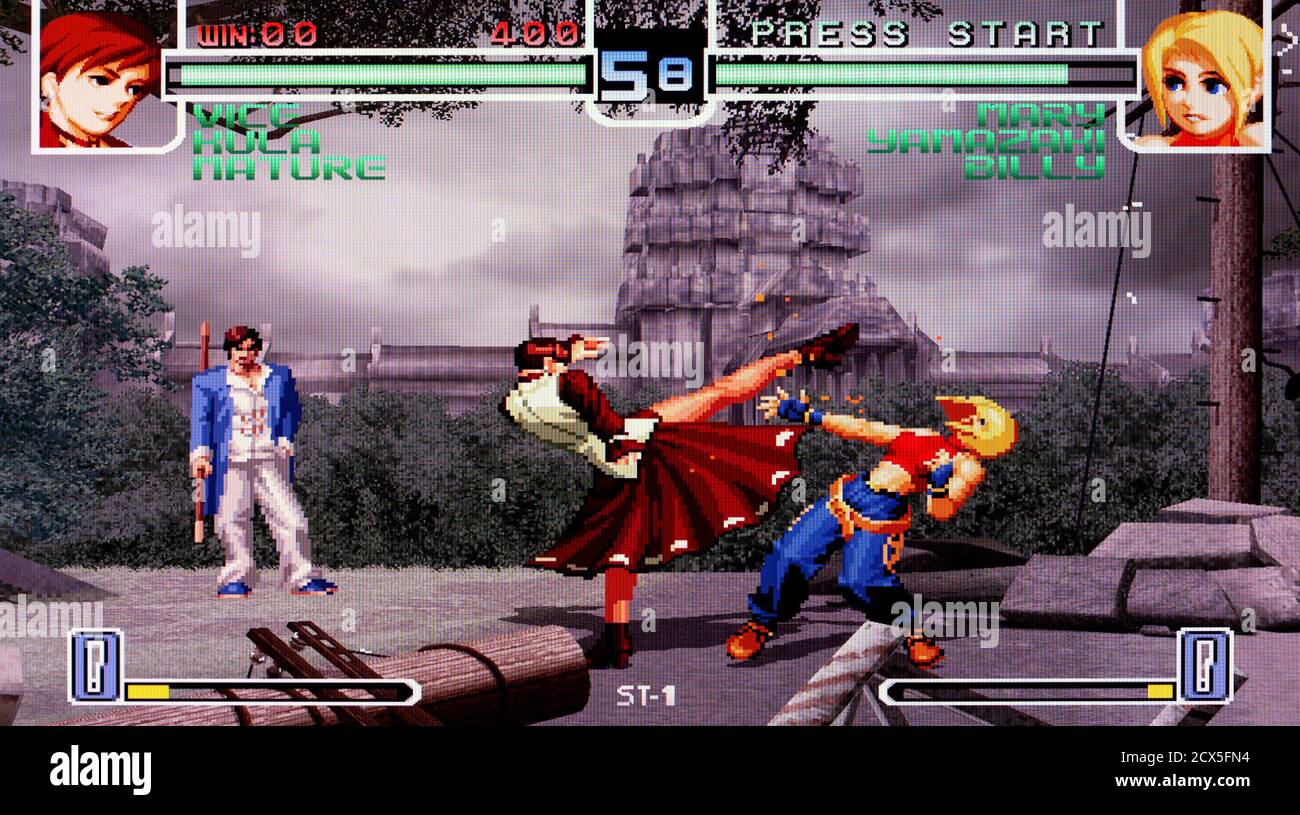 The King of Fighters 2002 - Sony Playstation 2 PS2 - Editorial use only ...