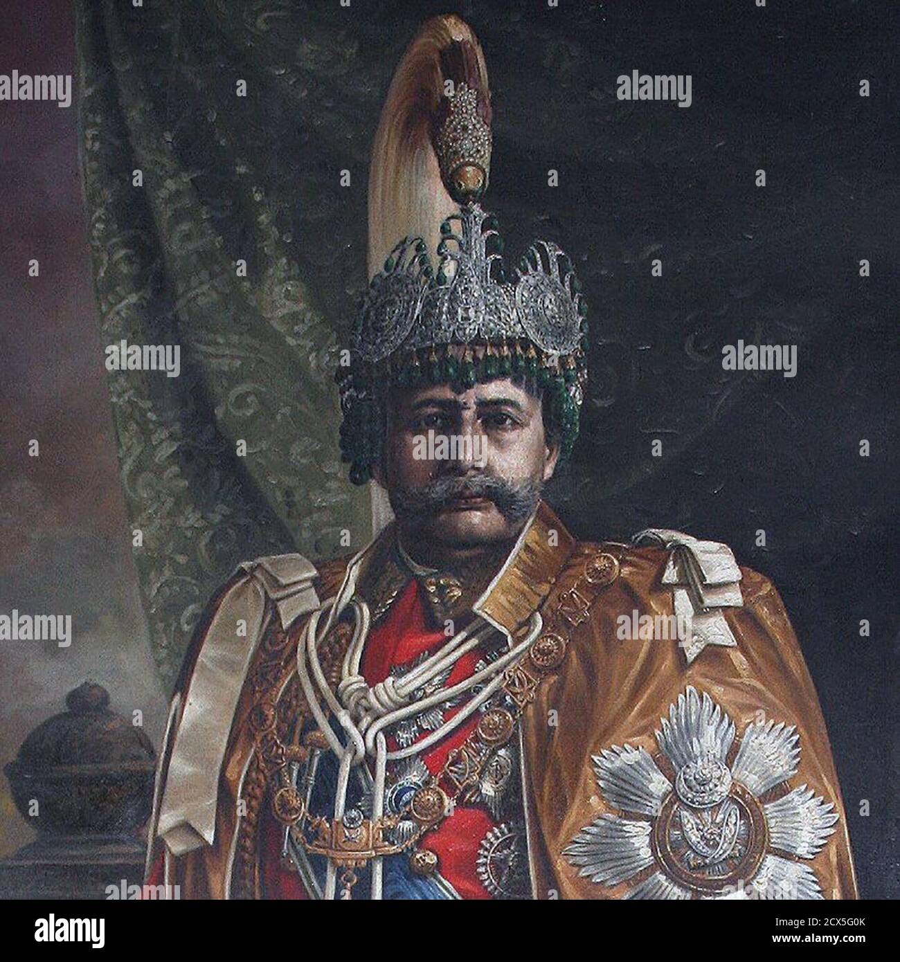 Mohan Shamsher Jang Bahadur Rana as Maharaja of Kaski and Lamjung (1948 ...
