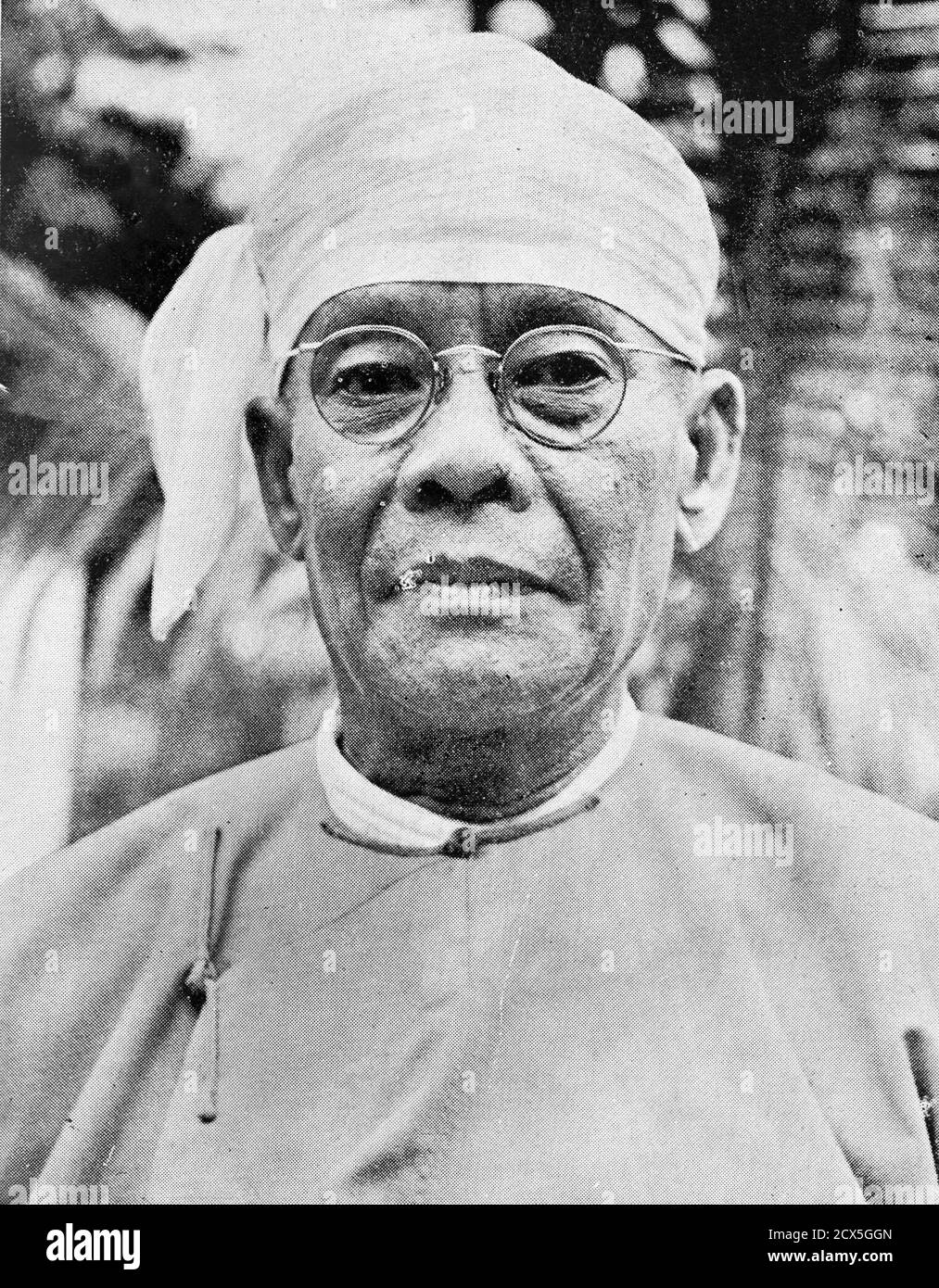 Original Caption: U Thein Maung (1890-1975) Chief Justice of Burma ca. 1955.Deutsch: U Thein ...