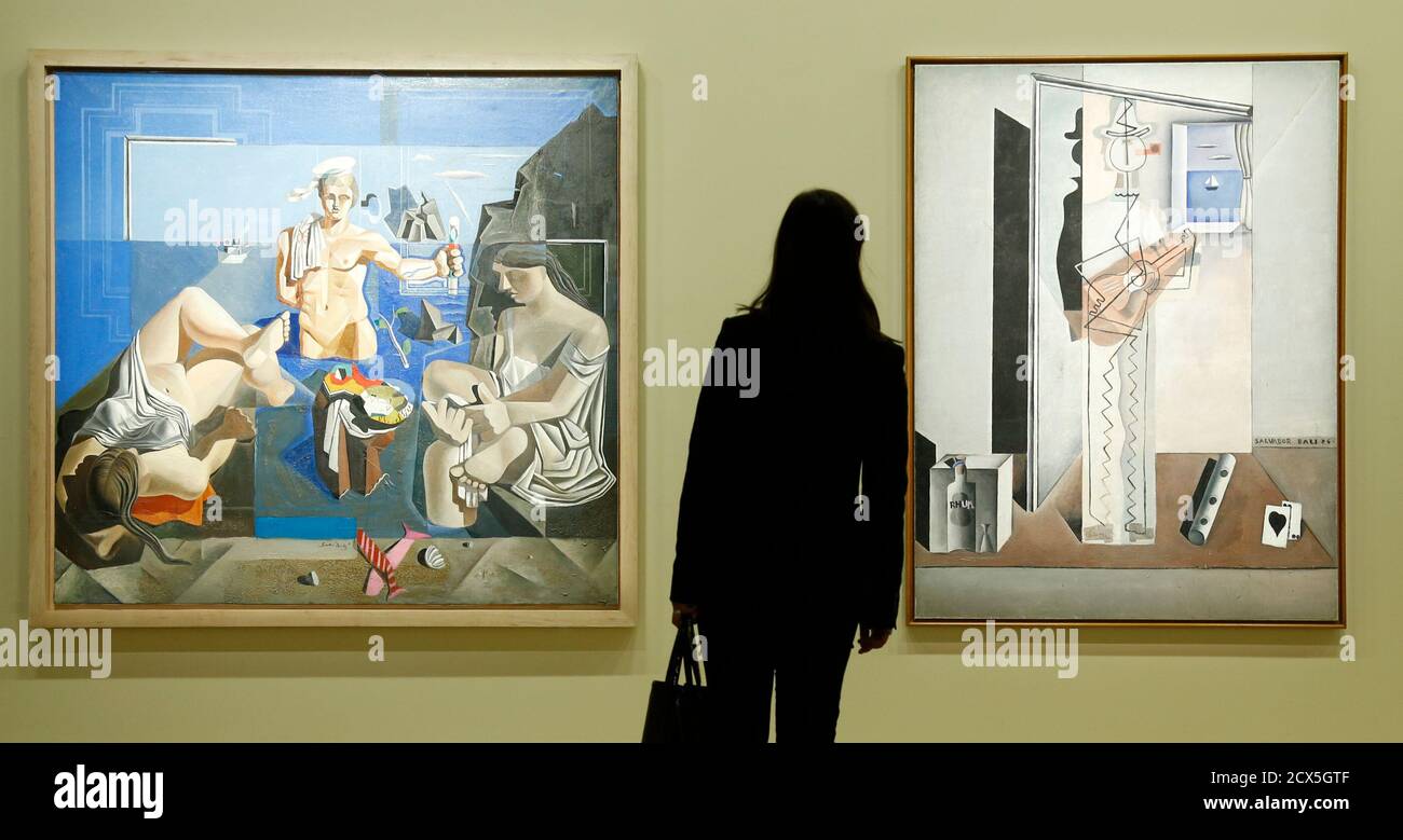 Composition with three figures dali hi-res stock photography and images ...