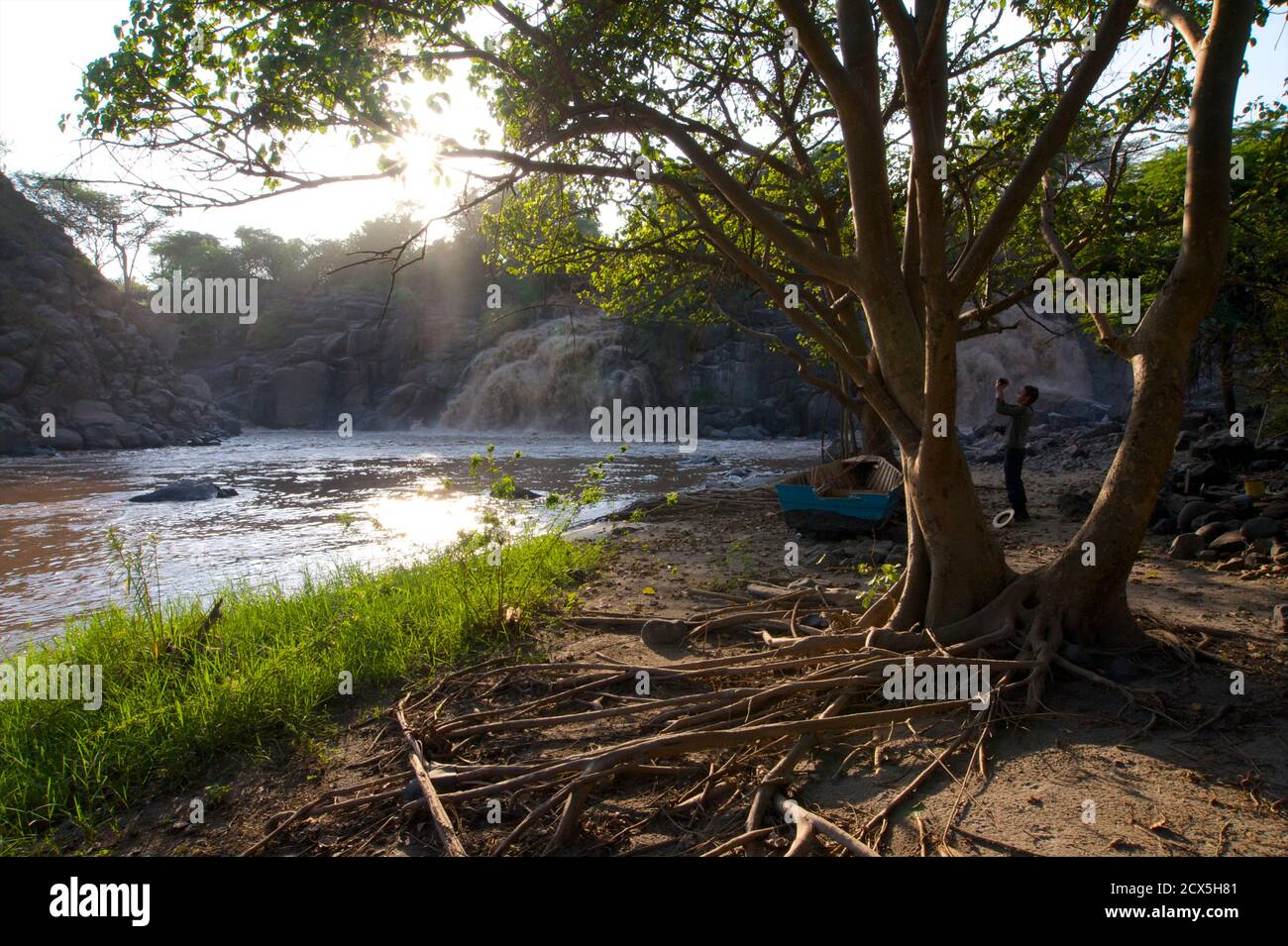 Awash River, Rift Valley. Awash NAtional PArk, Ethiopia Stock Photo - Alamy