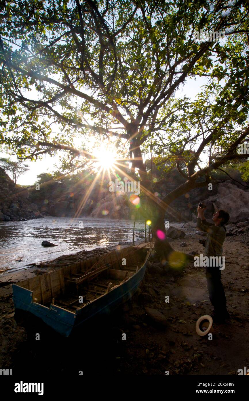 Awash River, Rift Valley. Awash NAtional PArk, Ethiopia Stock Photo - Alamy