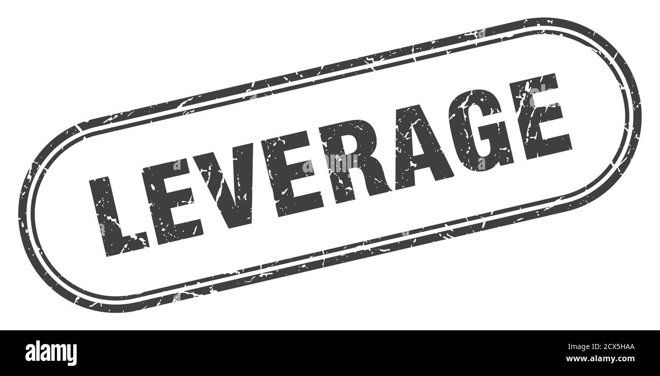 leverage stamp. rounded grunge sign on white background Stock Vector ...
