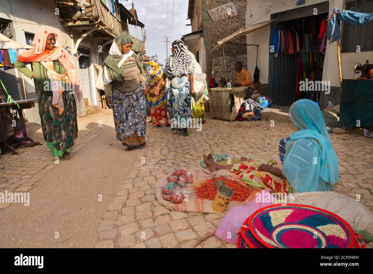 Ethiopian street market hi-res stock photography and images - Alamy