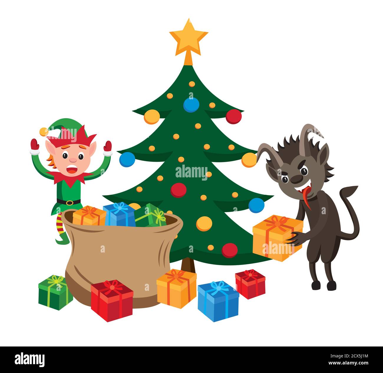 Stealing christmas presents hi-res stock photography and images - Alamy