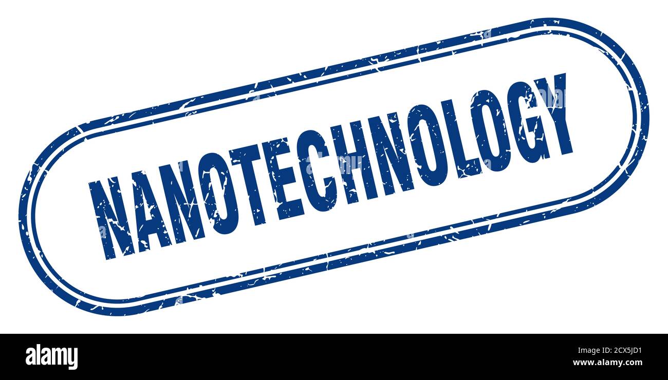 nanotechnology stamp. rounded grunge sign on white background Stock ...