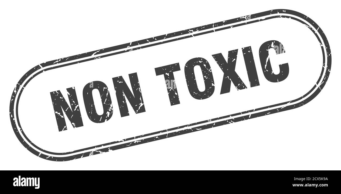 non toxic stamp. rounded grunge sign on white background Stock Vector Image & Art - Alamy