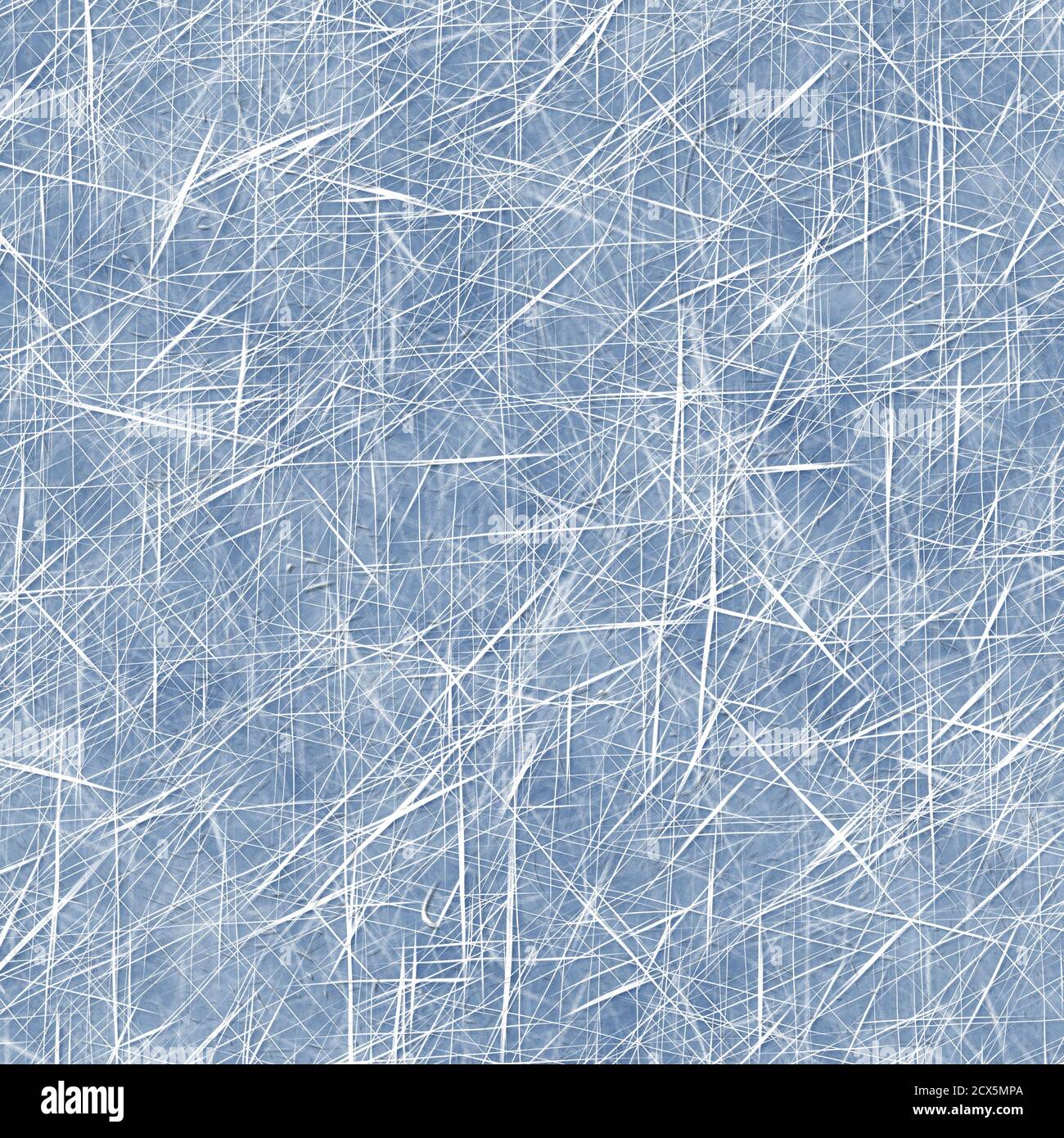 Seamless scratched ice surface background. Frozen water skating line ...