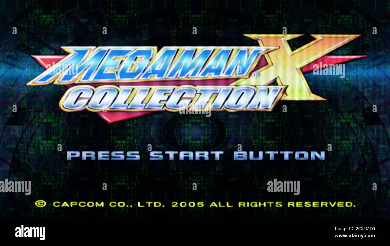 Megaman X Collection - Sony Playstation 2 PS2 - Editorial use only ...