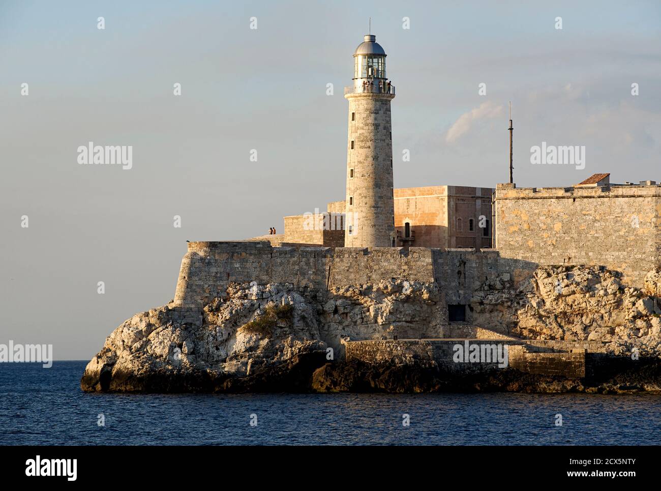Havana, Cuba. Lighthouse and Castillo del Morro Stock Photo - Alamy