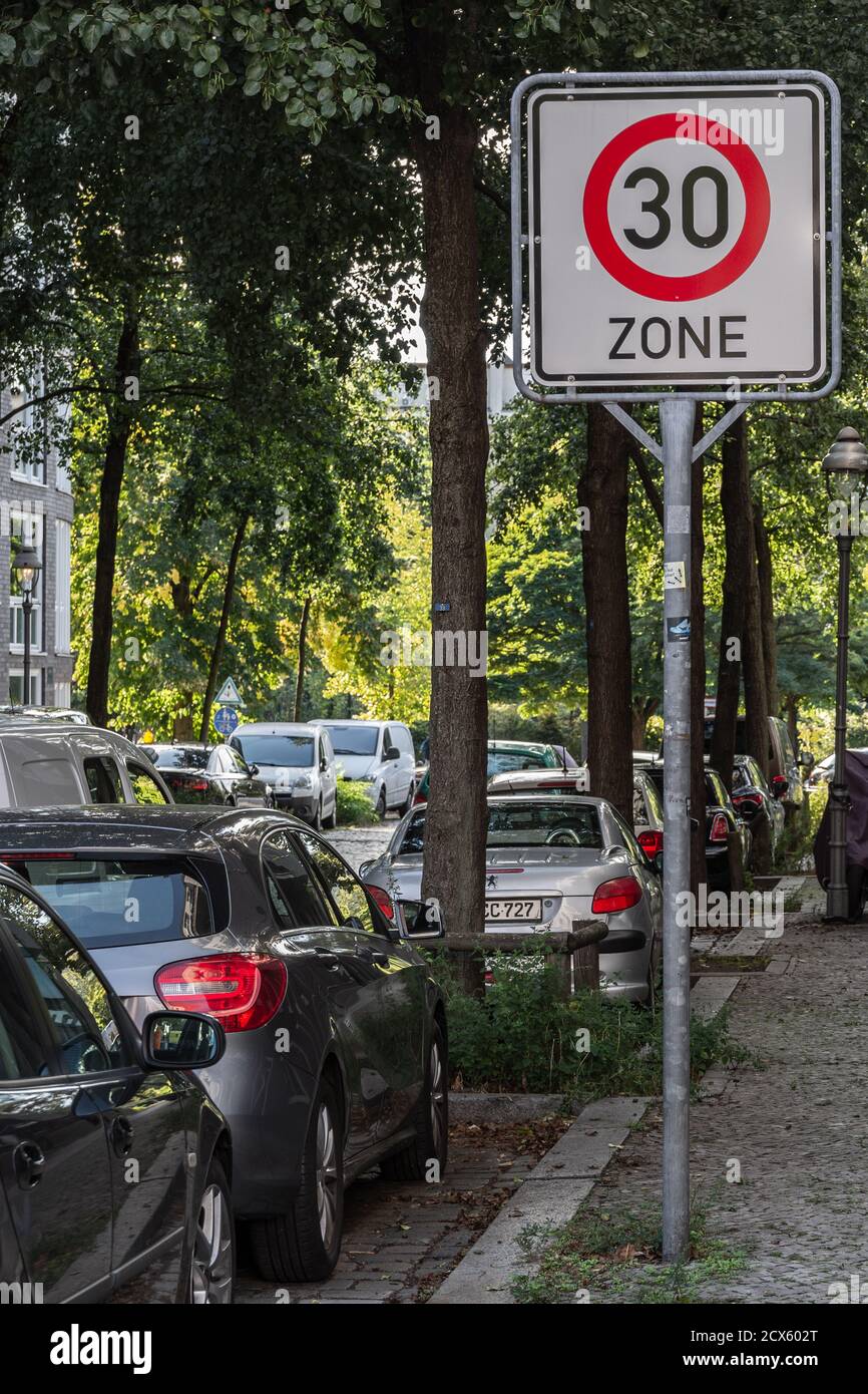 German speed limit traffic sign hi-res stock photography and images - Alamy