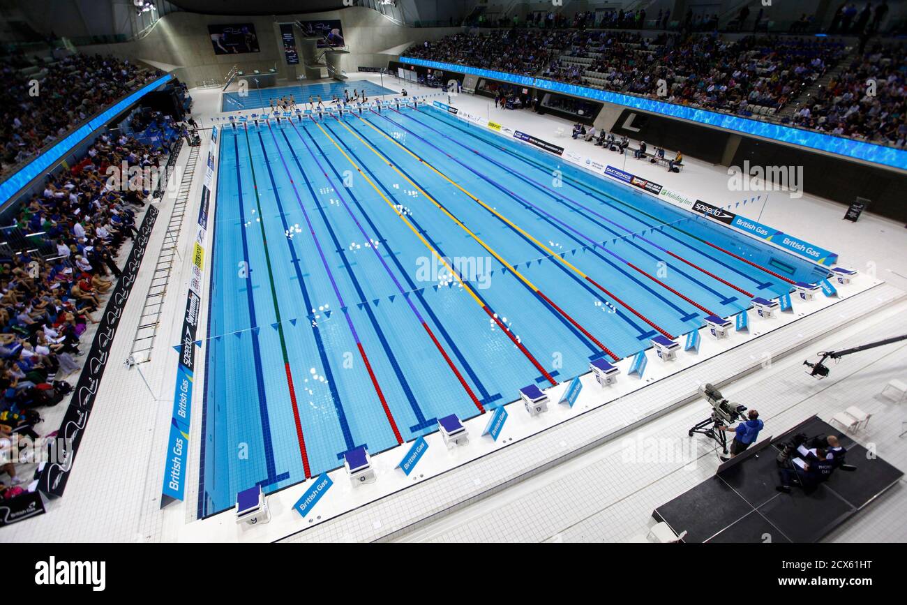 Olympic aquatics centre hi-res stock photography and images - Alamy