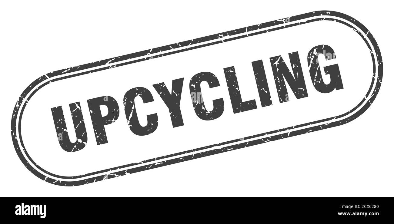 upcycling stamp. rounded grunge sign on white background Stock Vector ...