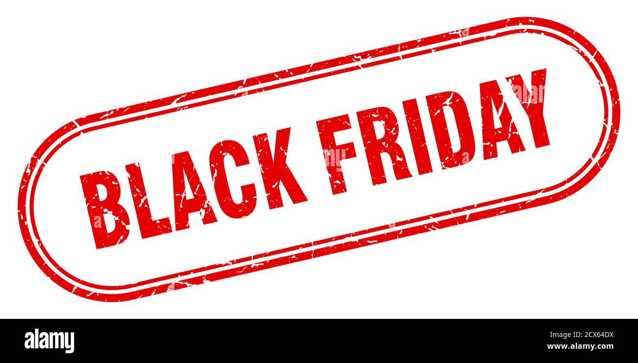 black friday stamp. rounded grunge sign on white background Stock ...