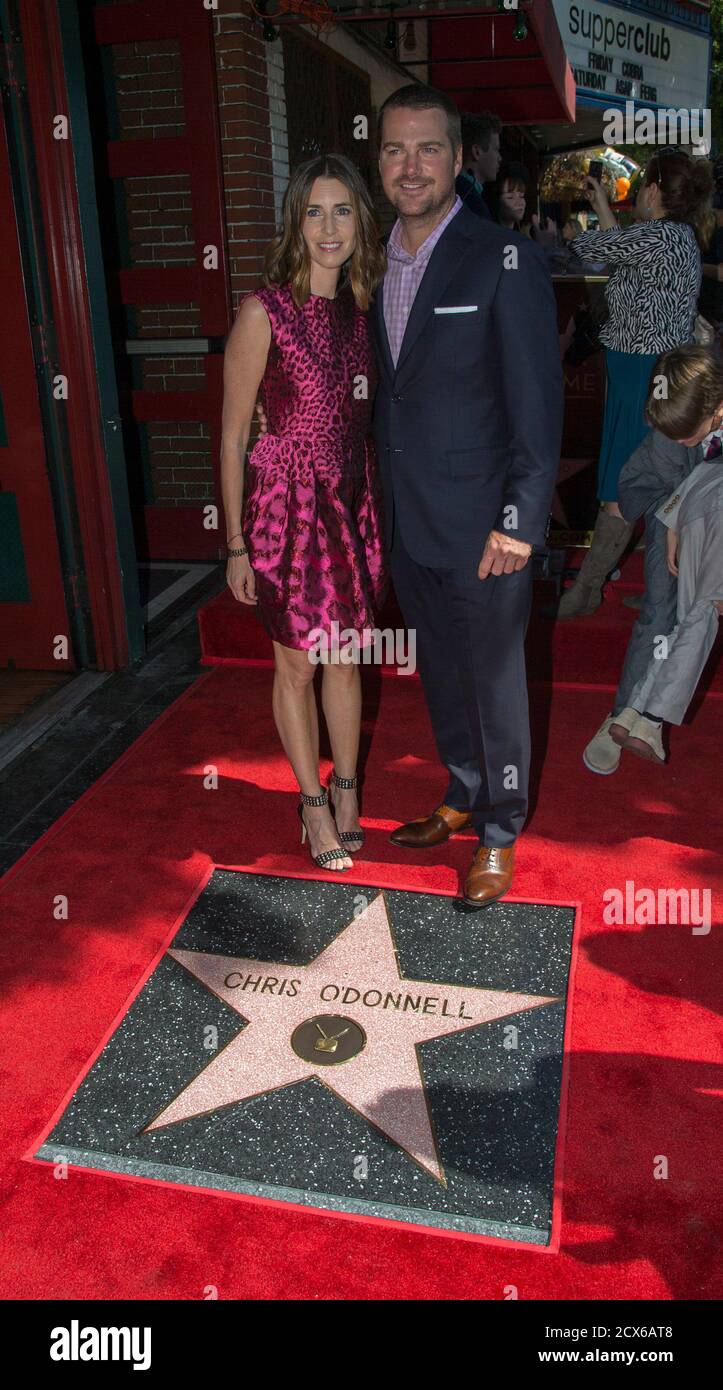 Actor chris odonnell wife caroline hi-res stock photography and images ...