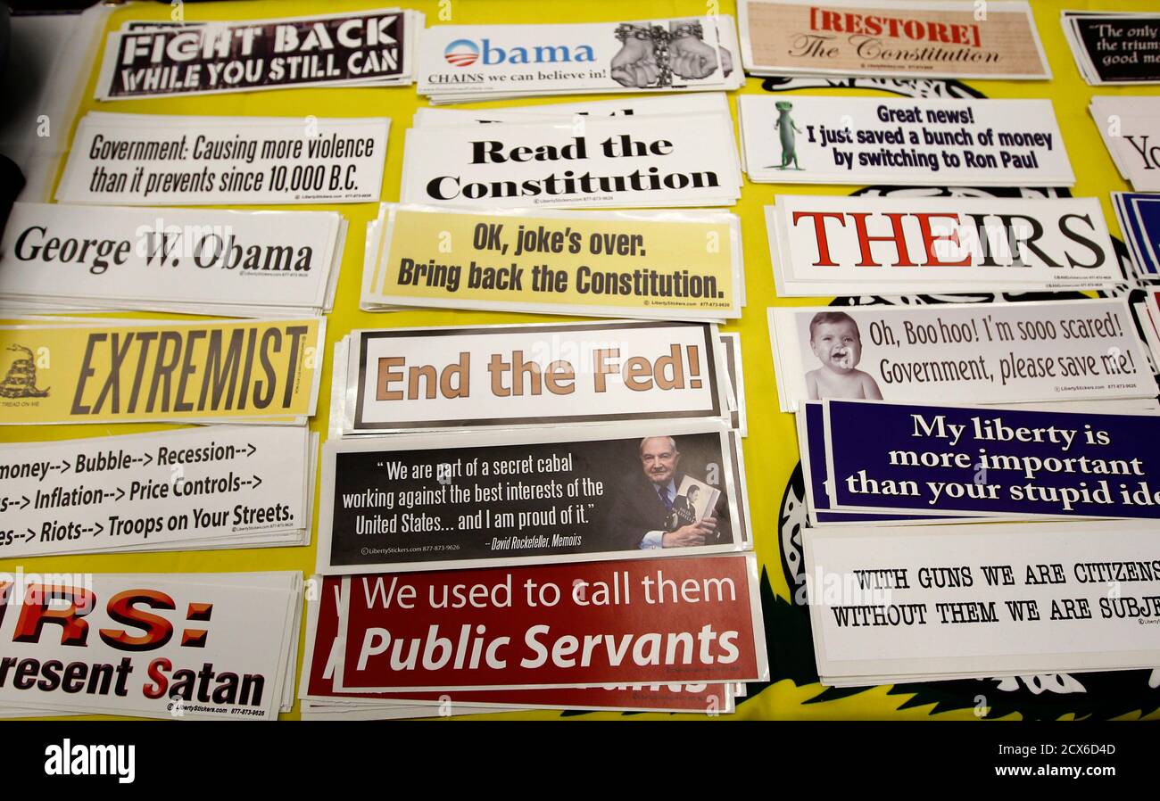 Bumper stickers politics hi-res stock photography and images - Alamy