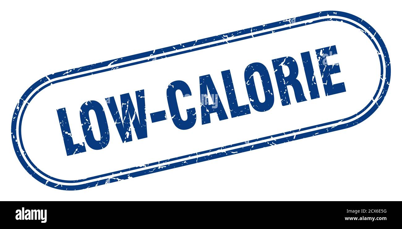 low-calorie stamp. rounded grunge sign on white background Stock Vector ...