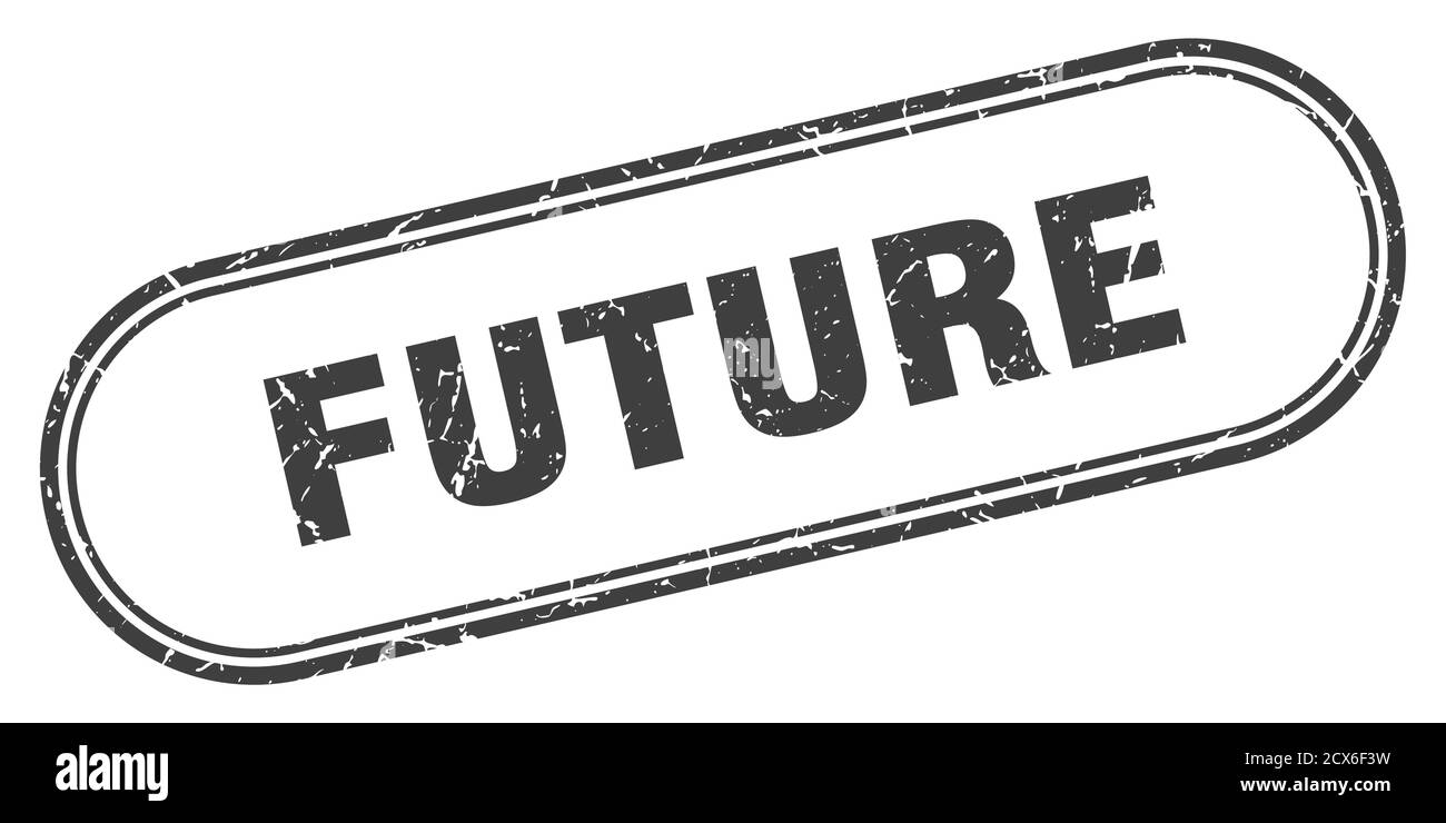 future stamp. rounded grunge sign on white background Stock Vector ...