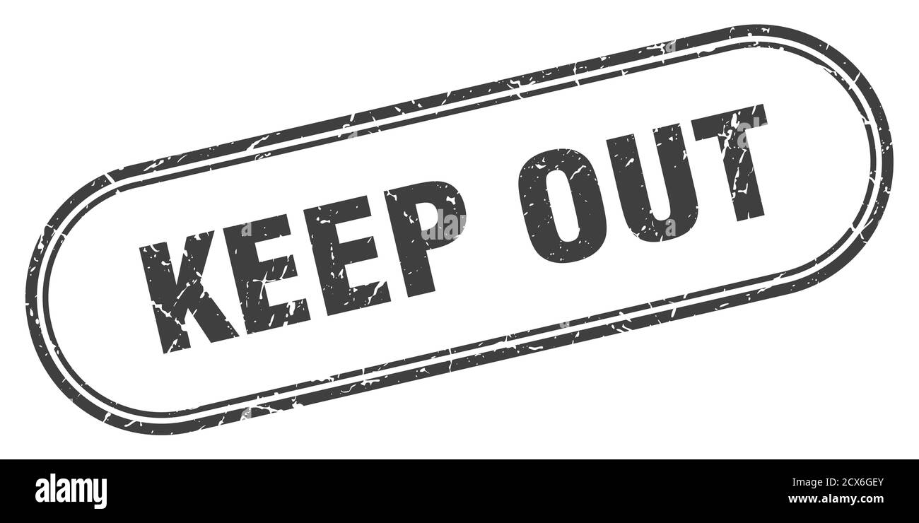 Keep out vector vectors Black and White Stock Photos & Images - Alamy