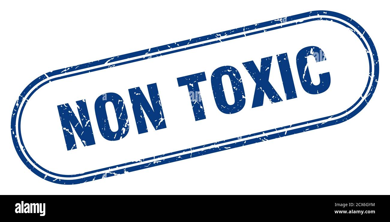 non toxic stamp. rounded grunge sign on white background Stock Vector Image & Art - Alamy