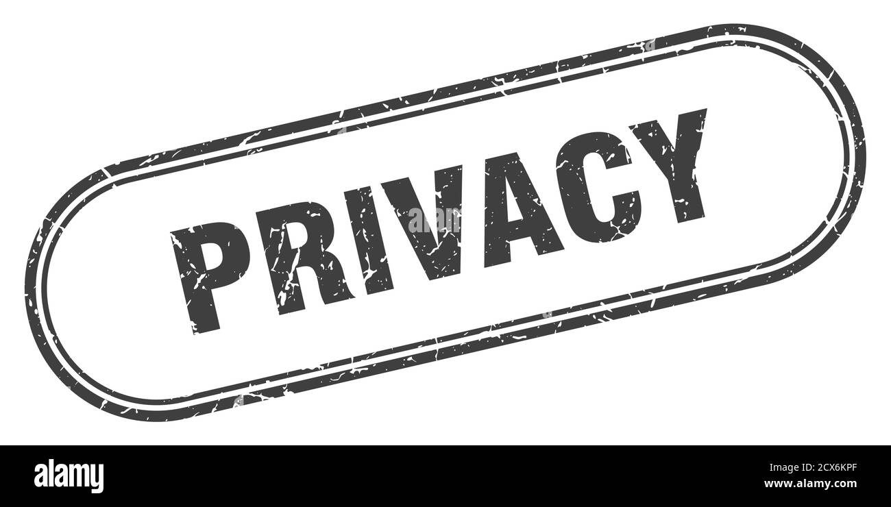 privacy stamp. rounded grunge sign on white background Stock Vector ...
