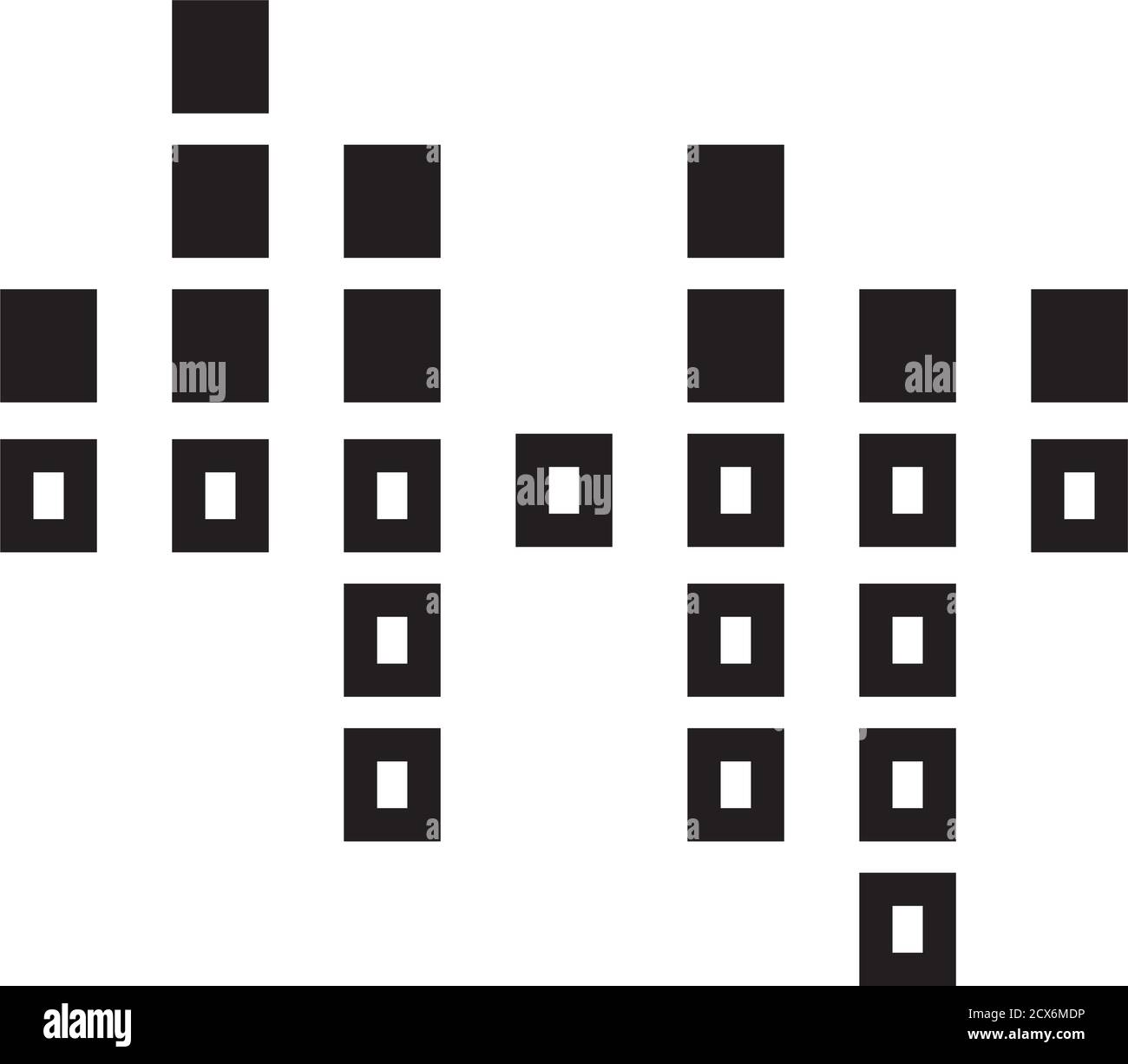 squared sound wave icon over white background, vector illustration ...