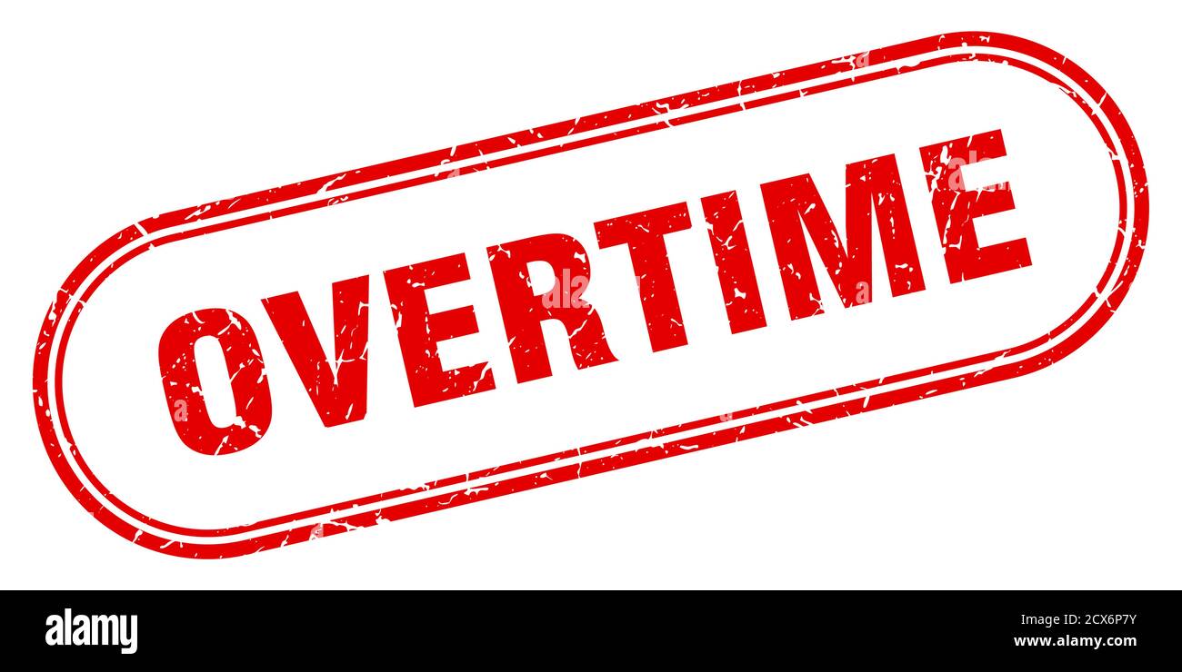 Overtime seal Stock Vector Images - Alamy