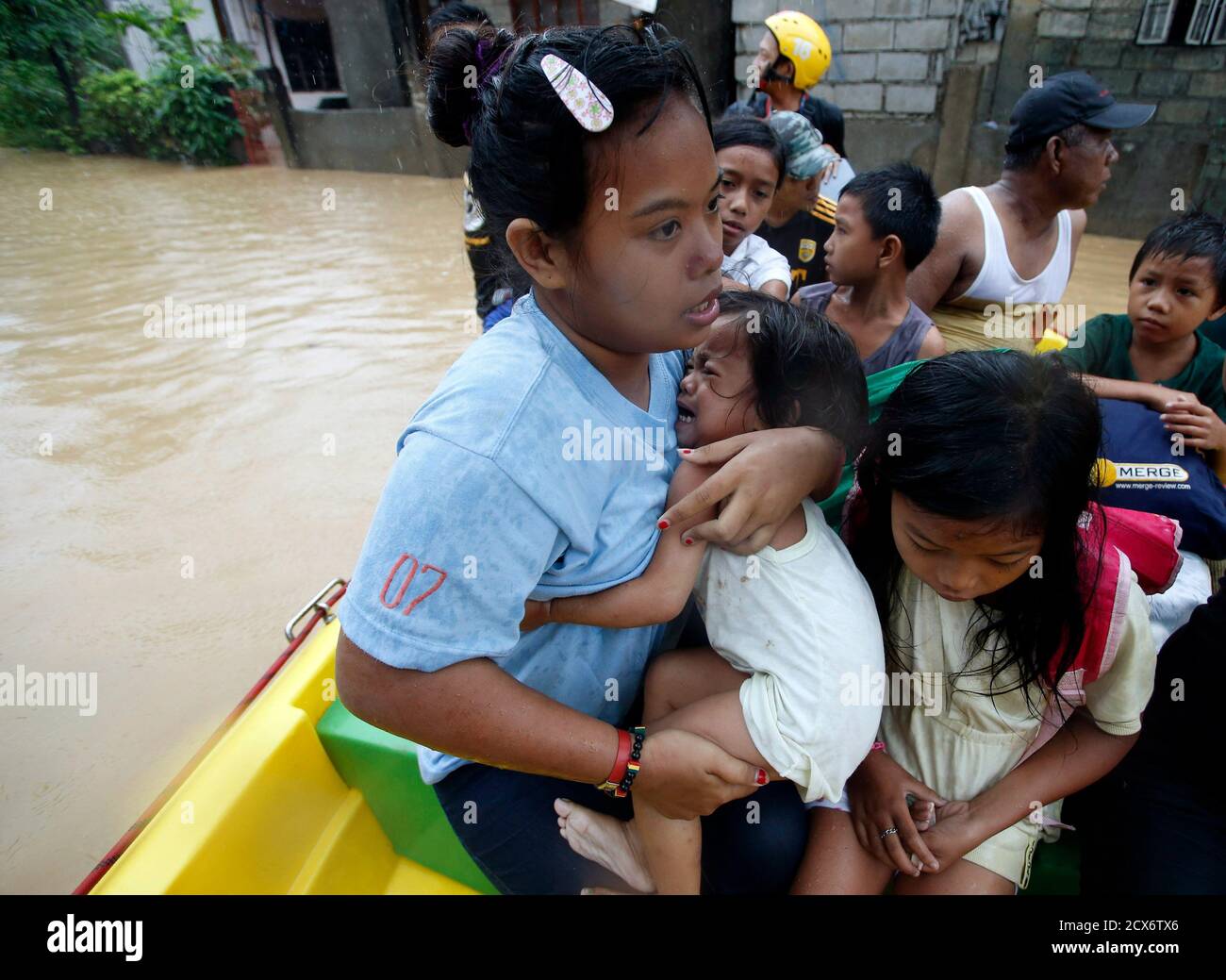 Child rescue after storm hi-res stock photography and images - Alamy