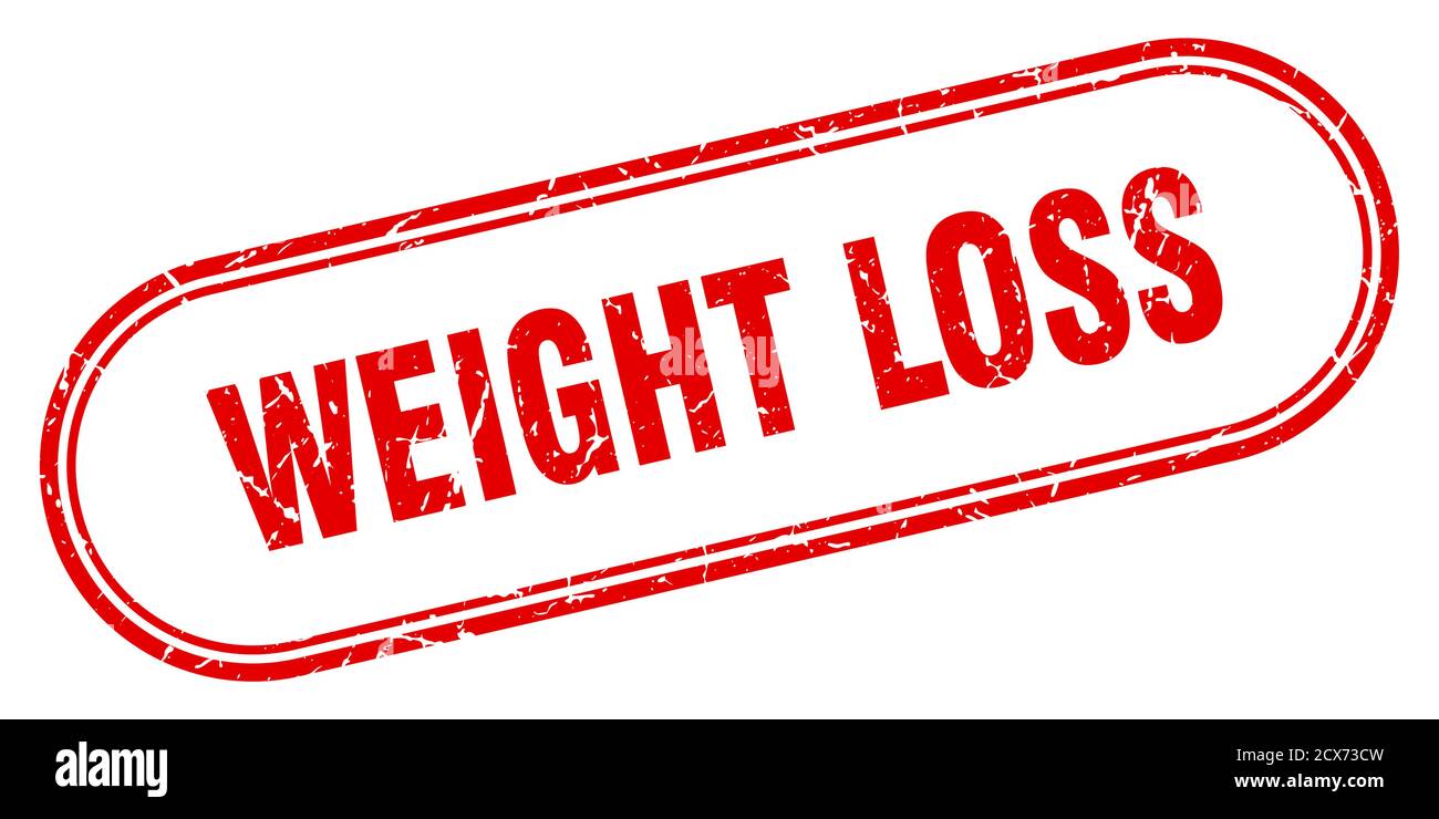 weight loss stamp. rounded grunge sign on white background Stock Vector ...