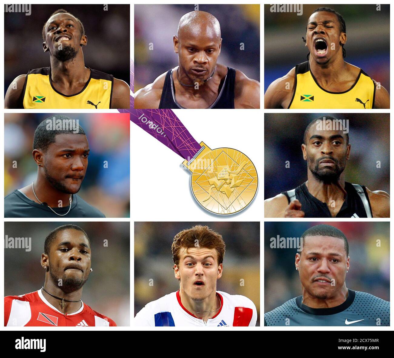 Usain bolt sprint Cut Out Stock Images & Pictures - Alamy