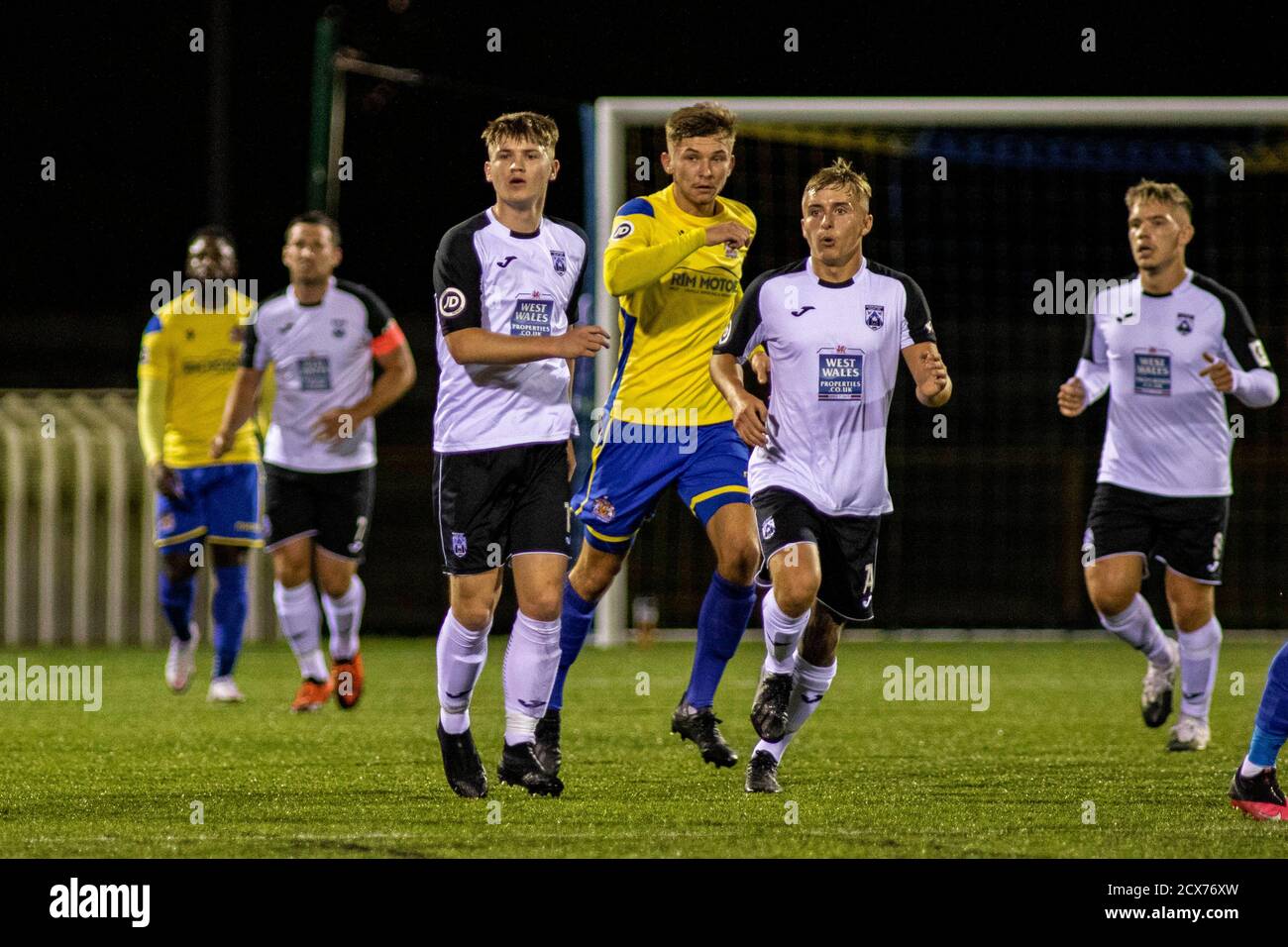 Barry, Wales, UK. 30th Sept, 2020. Barry Town United v Haverfordwest at ...
