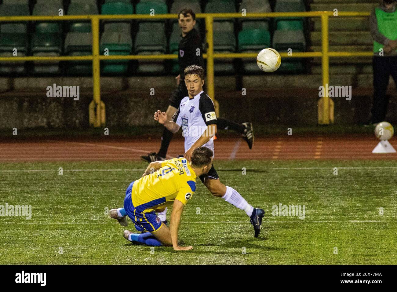 Barry, Wales, UK. 30th Sept, 2020. Barry Town United v Haverfordwest at ...