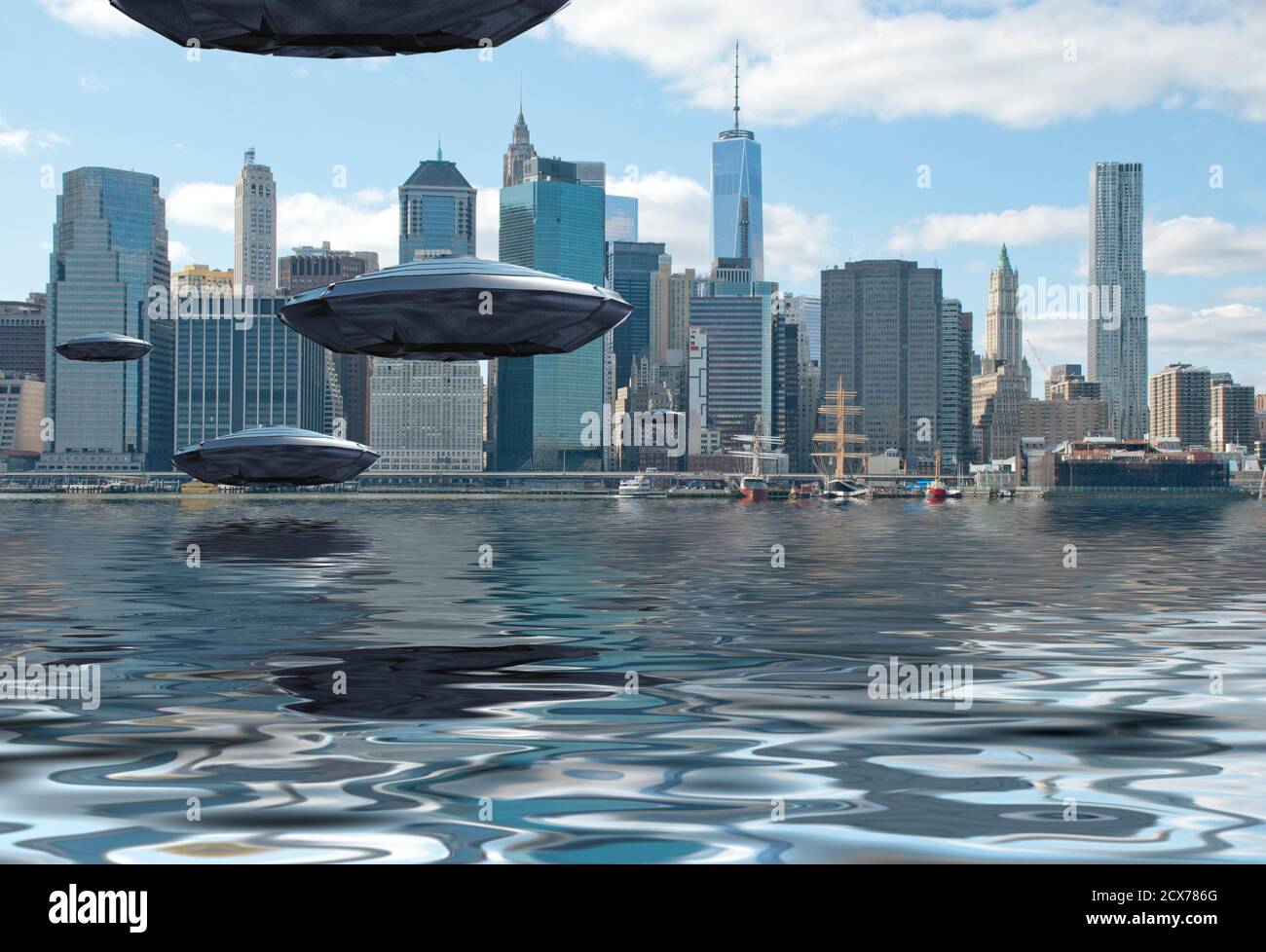 Visitors from Space Stock Photo - Alamy