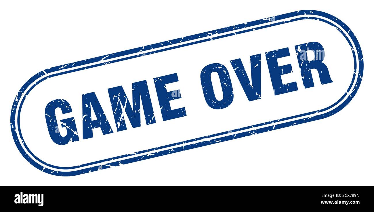Game over stamp Stock Vector Images - Alamy