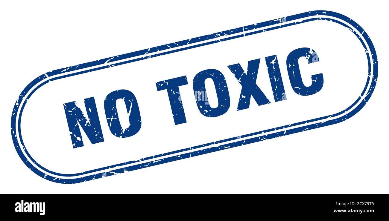 no toxic stamp. rounded grunge sign on white background Stock Vector Image & Art - Alamy