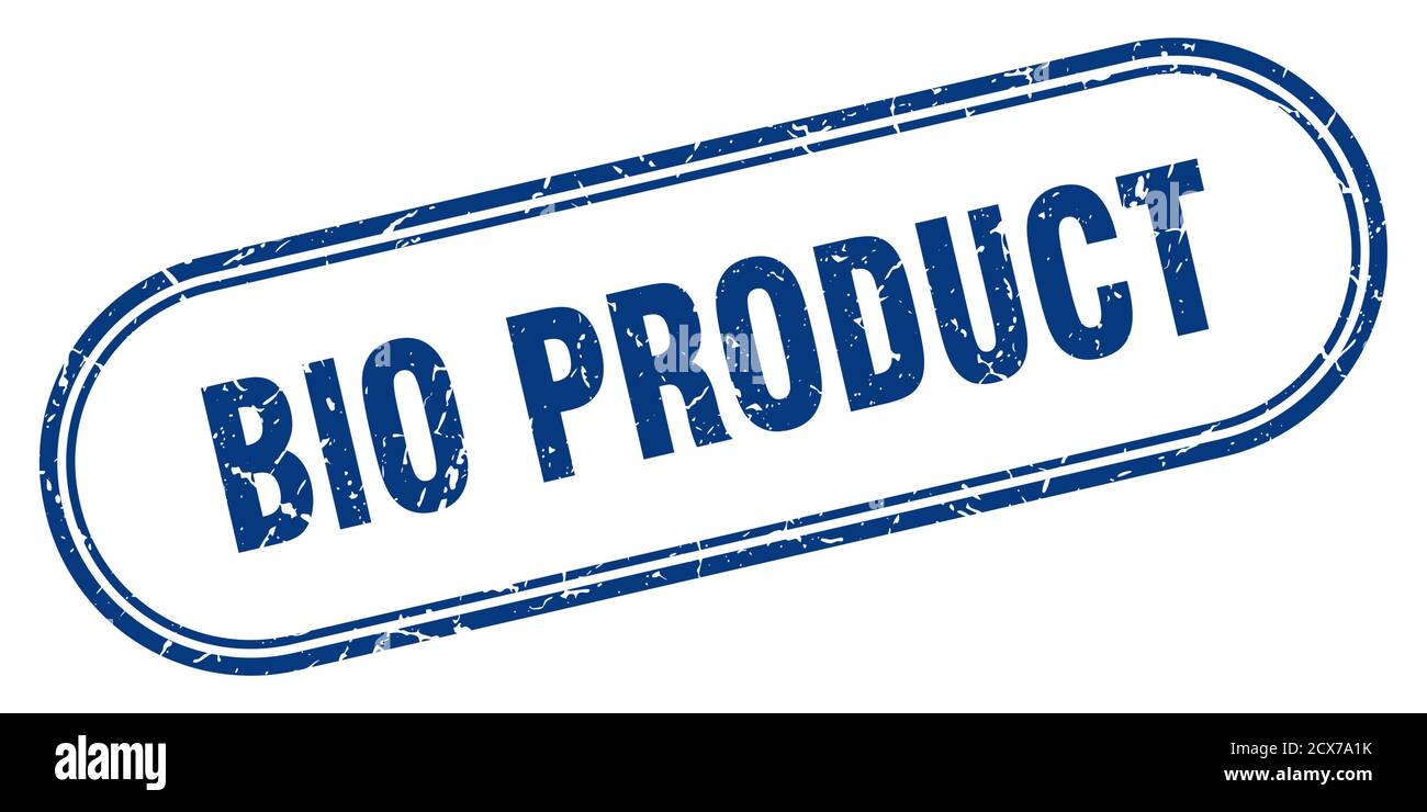 bio product stamp. rounded grunge sign on white background Stock Vector ...