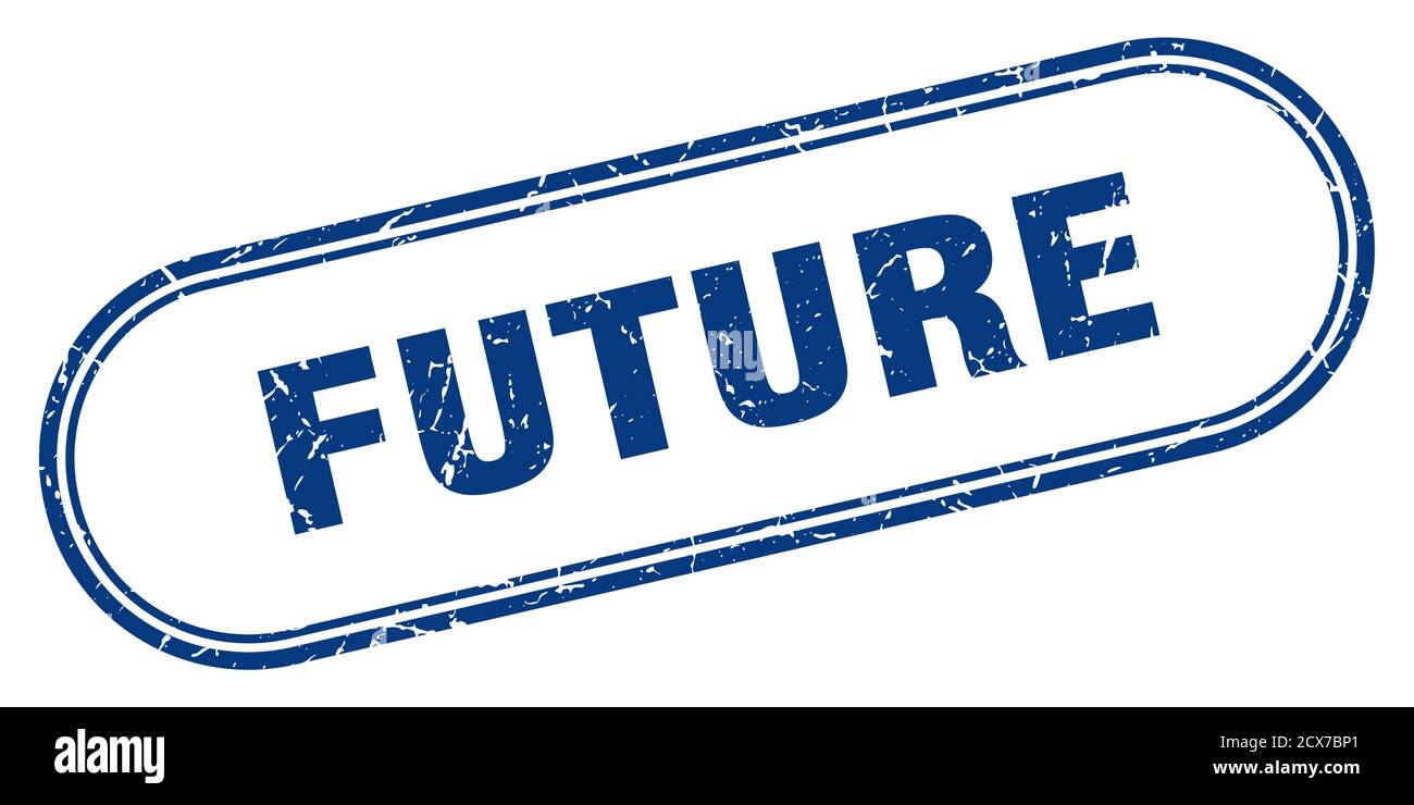 future stamp. rounded grunge sign on white background Stock Vector ...